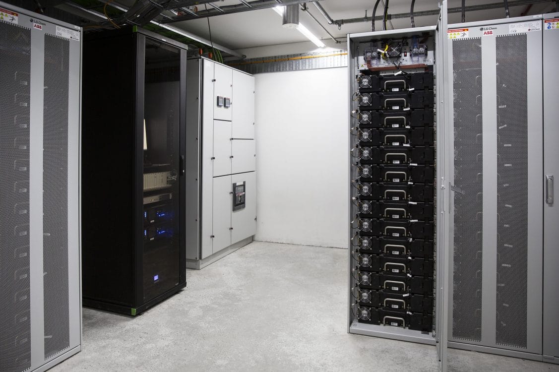 Lithium-ion battery storage